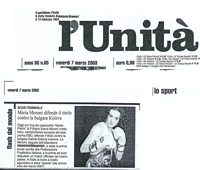 Rassegna Stampa 2003